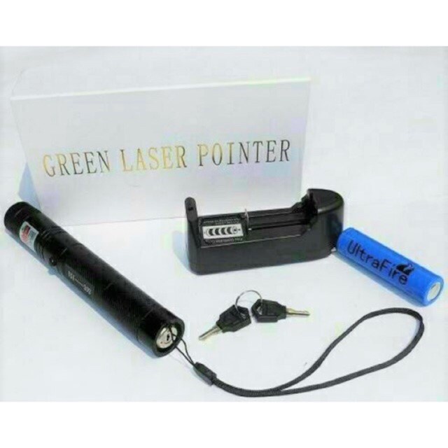 Jual Senter Laser Green laser pointer bahan solid tahan banting anti ...