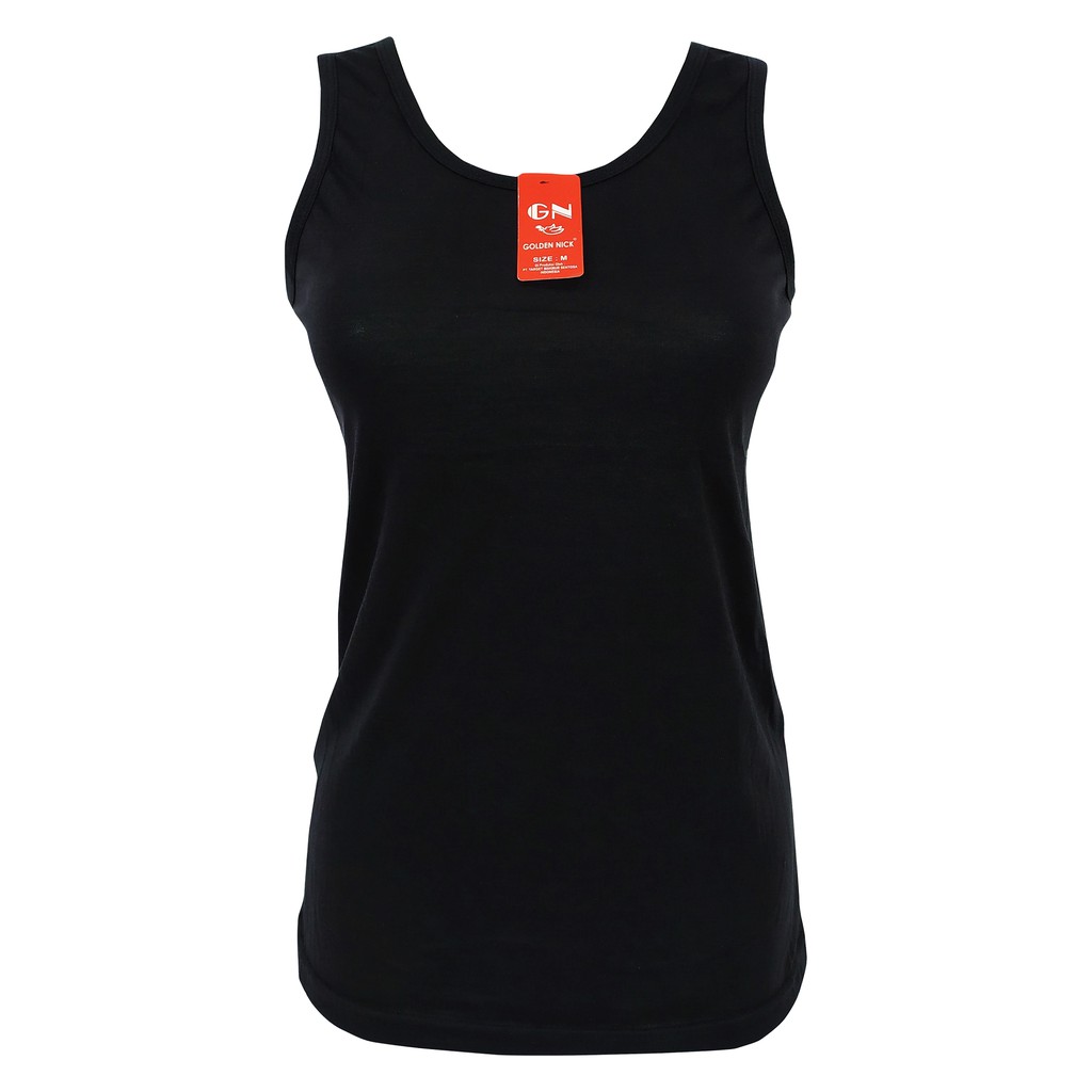 Jual Golden Nick - Tanktop Tali Besar Warna Hitam Tanktop Murah ...
