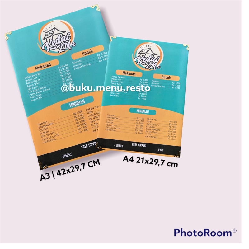 Jual papan menu design | Shopee Indonesia
