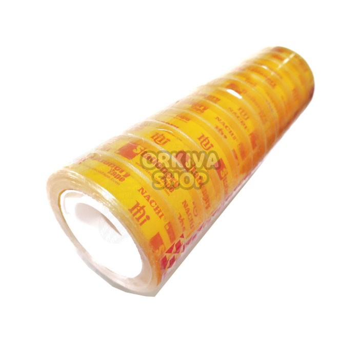 Jual Isolasi NACHI Bening 0,5 inch X 25 Yard (isi 3 roll) | Shopee ...