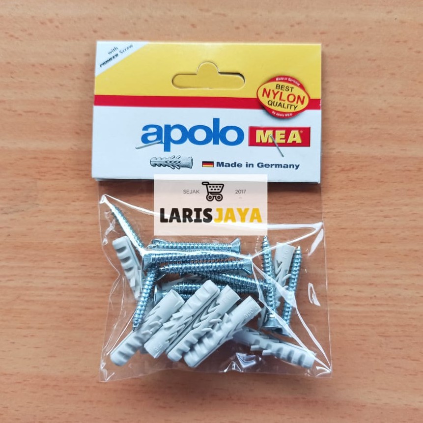 Jual FIXING PLUG DAN SKRUP APOLO MEA UKURAN F6 (GERMANY) | Shopee Indonesia