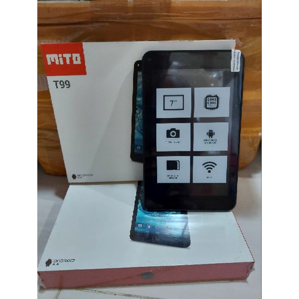 Jual Tablet mito T99 ram 512MB wifi only os KITKAT 4000 mAh | Shopee ...