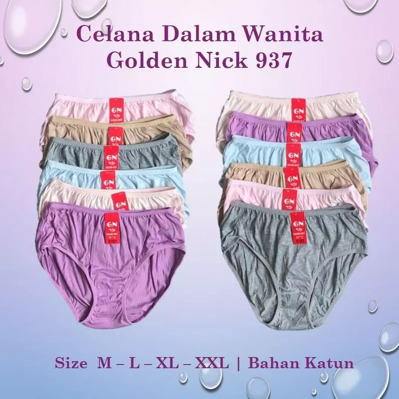 Jual CELANA DALAM LUSINAN GOLDEN NICK / CD WANITA LUSINAN GOLDEN NICK TERMURAH | Shopee Indonesia