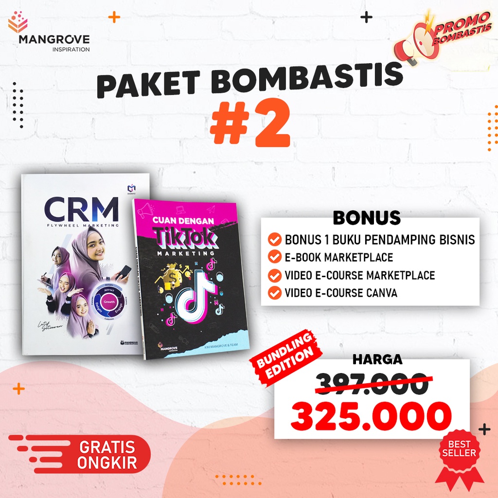 Jual BUKU CUAN TIKTOK Marketing & BUKU CRM flywheel marketing [PAKET ...