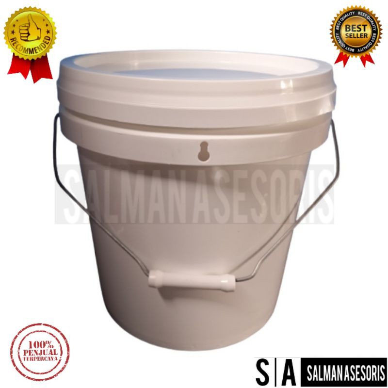 Jual Ember Plastik Putih Polos 10 kg | Shopee Indonesia
