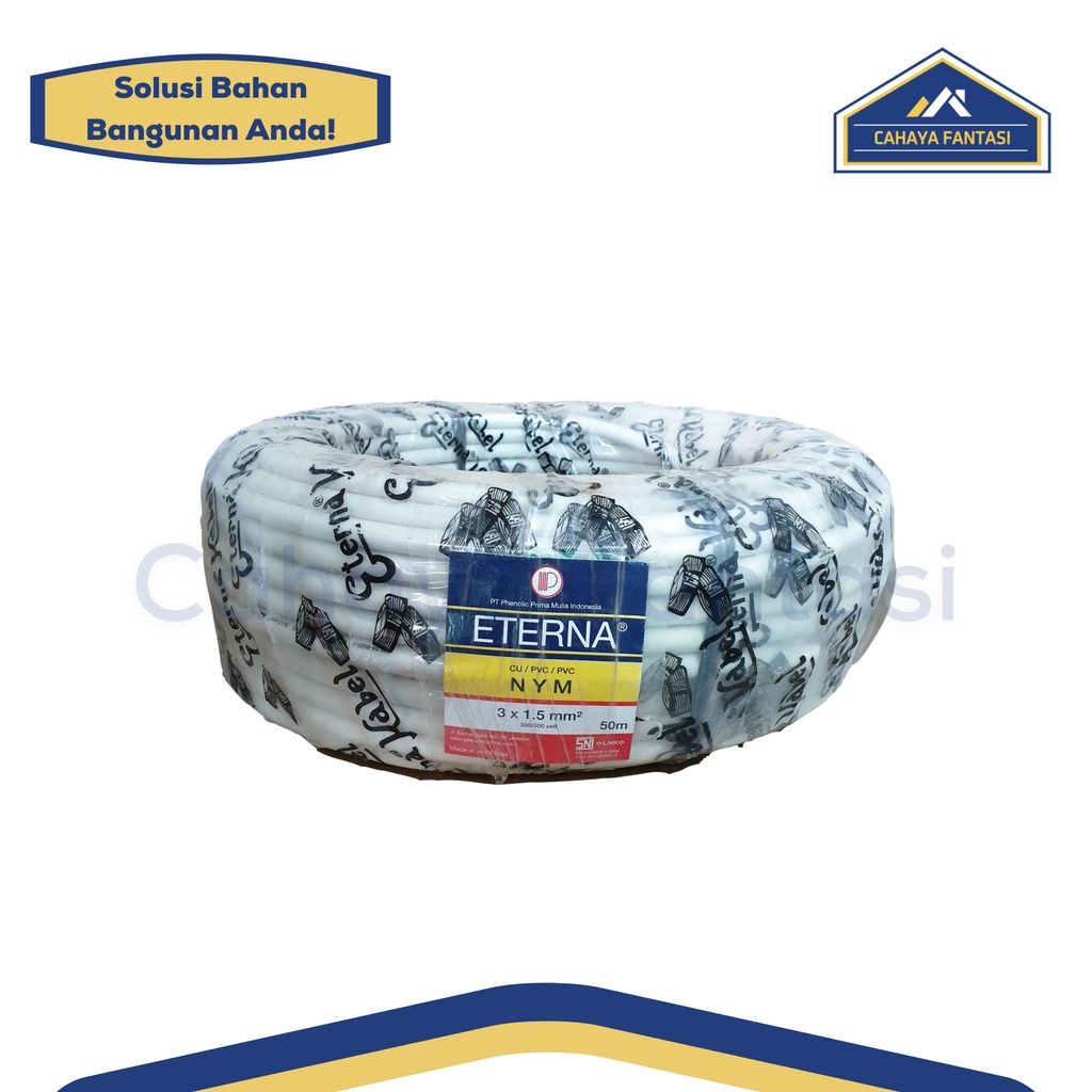 Jual Kabel Listrik Eterna NYM CU/PVC/PVC 300/500 V | Shopee Indonesia