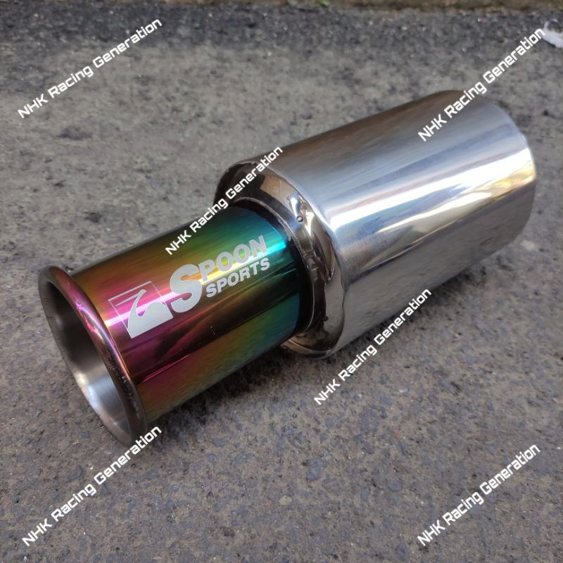 Jual KKNALPOT MOBIL RACING SPOON NGEBAS BULAT KNALPOT MOBIL BAS ADEM ...