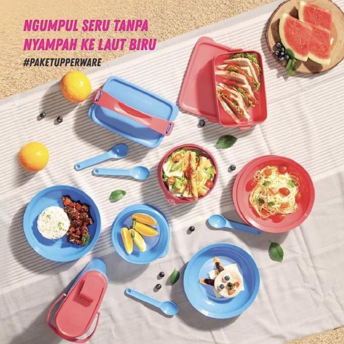 Jual Lunch box Tupperware Tuperware Tuper ware Ohana set | Shopee Indonesia