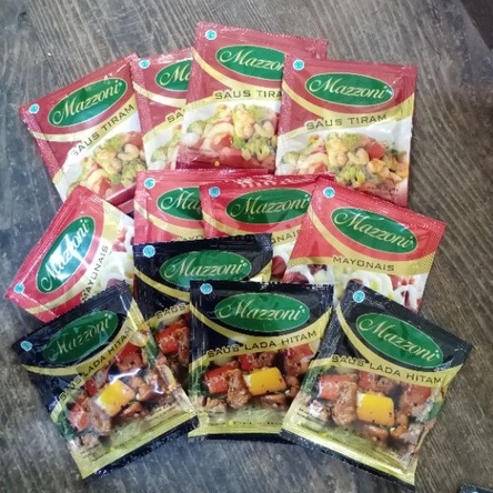 Jual Bumbu Mazzoni Sachet 22gr Saus Tiram / mazoni Saus Teriyaki / Saus ...