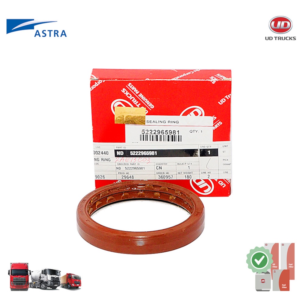Jual UD Trucks Quester - Karet / Sealing Ring [5223686649] | Shopee ...