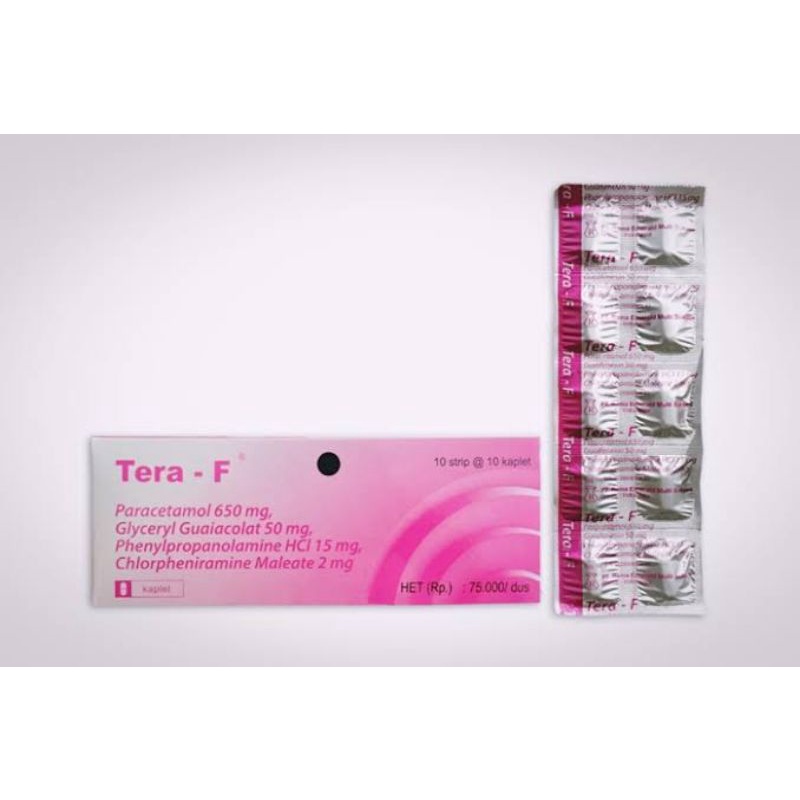 Jual Tera Forte Strip isi 10 Tablet Batuk Flu | Shopee Indonesia