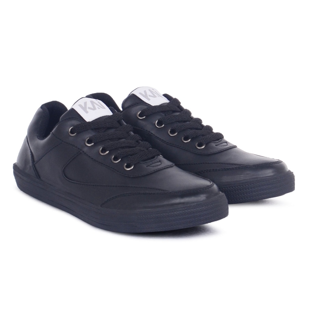 Jual Full Black Sepatu Sneakers Wanita Kai Footwear K 089 Sepatu Casual ...