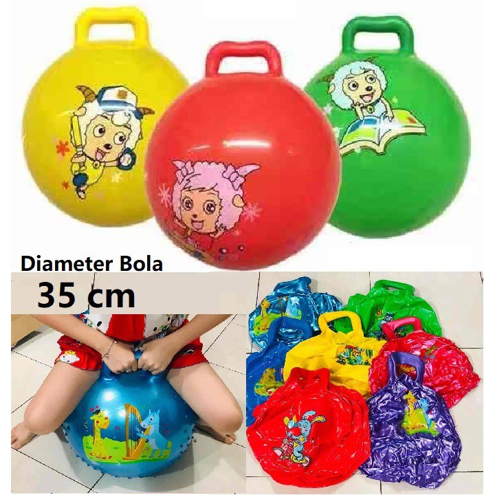 Jual Bola duri - Bola tangan - Bola duduk - Bola jumping 35 cm | Shopee ...