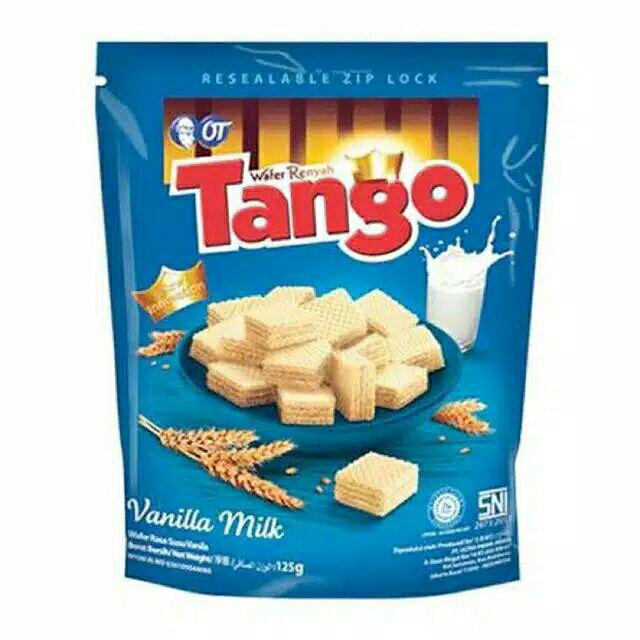 Jual TANGO Wafer Pouch 125 gr - Resealable Zip Lock Coklat Vanila ...