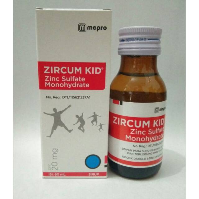 Jual ZIRCUM KID SYR 60ML (ZINC SYR) | Shopee Indonesia