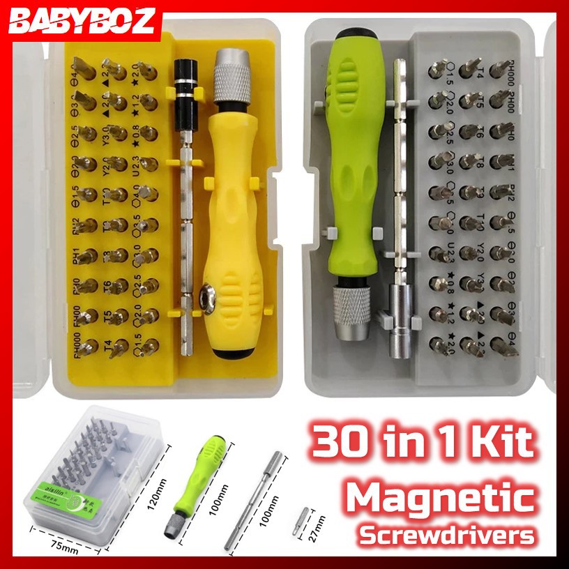 Jual BABYBOZ - Aisilin Obeng 30 in 1 Magnetic Screwdrivers Repair Tool ...