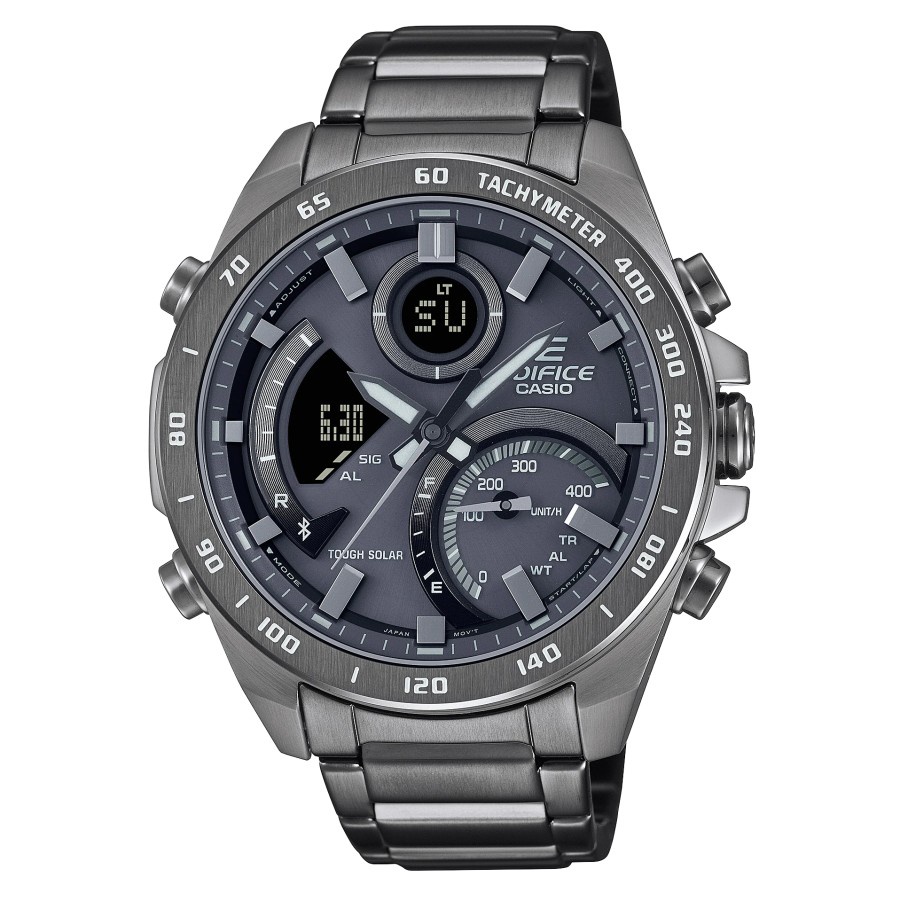 Jual Casio EDIFICE ECB-900MDC-1ADR-Jam Tangan Pria Analog Digital-Gunmetal | Shopee Indonesia