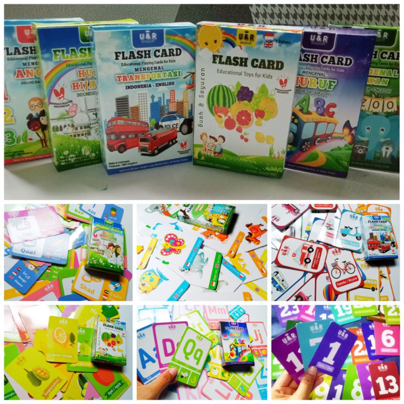 Jual Flashcard Mainan Edukasi Anak,Flash Card Alfabet Indonesia,Flash ...