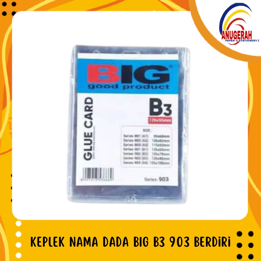 Jual KEPLEK NAMA DADA BIG B3 903 BERDIRI (PAK20) | Shopee Indonesia