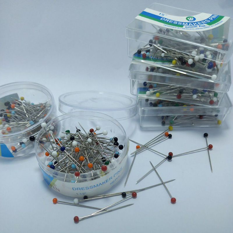 Jual JARUM PENTUL / DRESSMAKER PINS / QUEEN / CROWNFOX | Shopee Indonesia