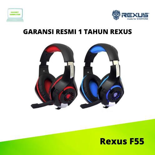 Jual Rexus F55 Headset Gaming Vonix With Mic Led - Merah Terbaru ...