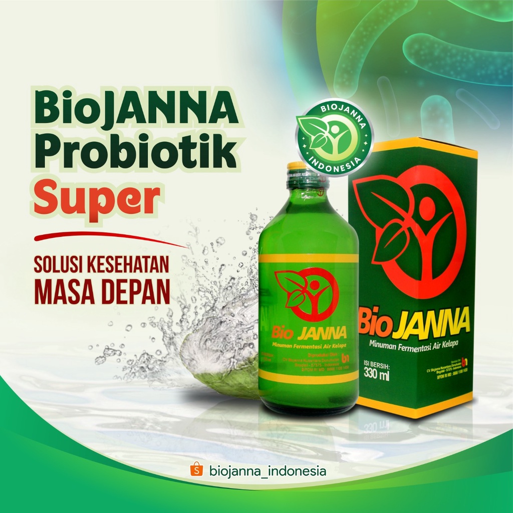 Jual BIOJANNA PROBIOTIK SUPER 300ml - BIOJANA METABOLISME PENCERNAAN ...