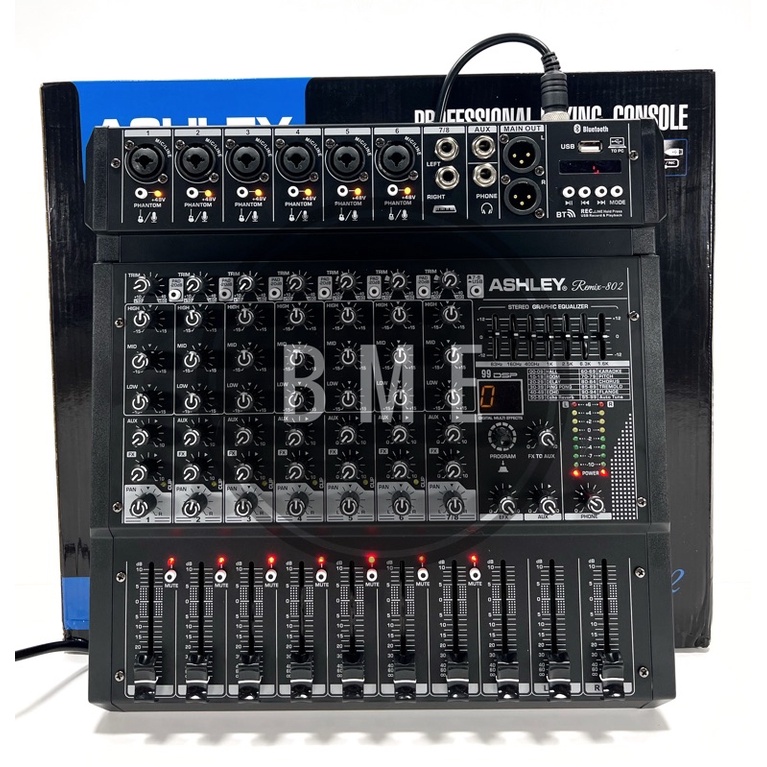 Jual Mixer Audio Ashley Remix 802 Original 8 Channel Bluetooth ...
