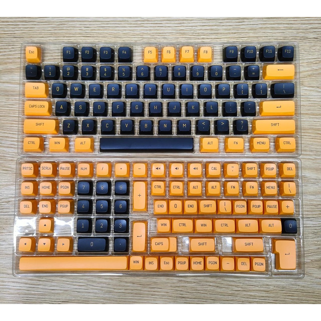 Jual KEYCAPS BLACK ORANGE THEME CSA PROFILE ( Double Shot ) | Shopee ...