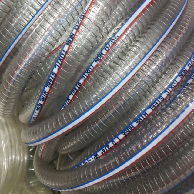 Jual Selang kawat spiral 1.1/2" (38mm) selang pertamini 1.1/2 inc (38mm ...