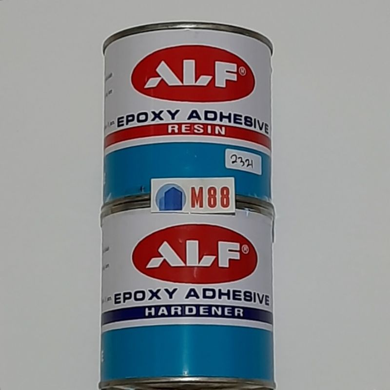 Jual Lem Epoxy ALF Adhesive 300 ml (Resin+Hardener) 2 Komponen A+B ...