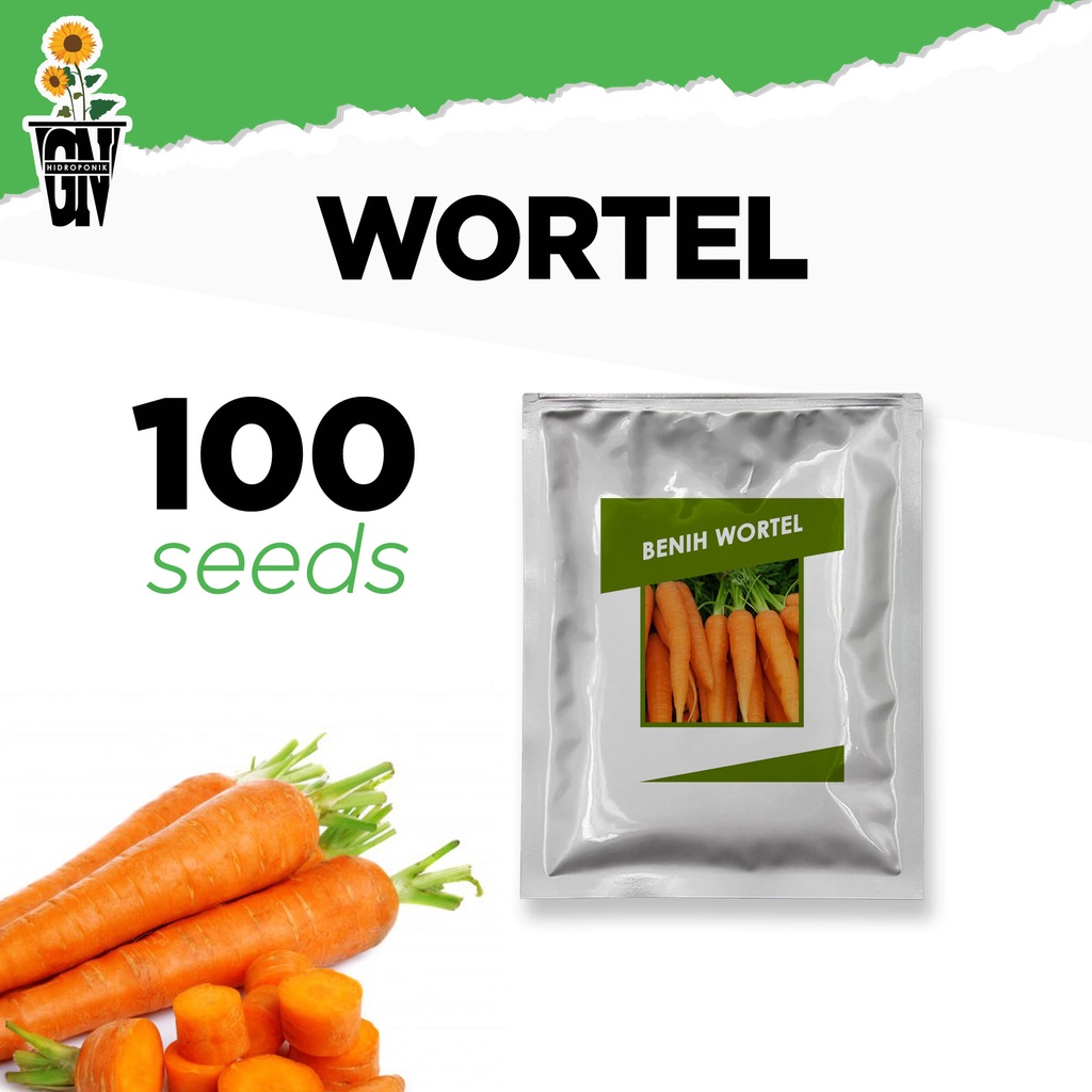 Jual Benih Super Wortel Dataran Rendah & Tinggi - isi 100 biji | Shopee ...