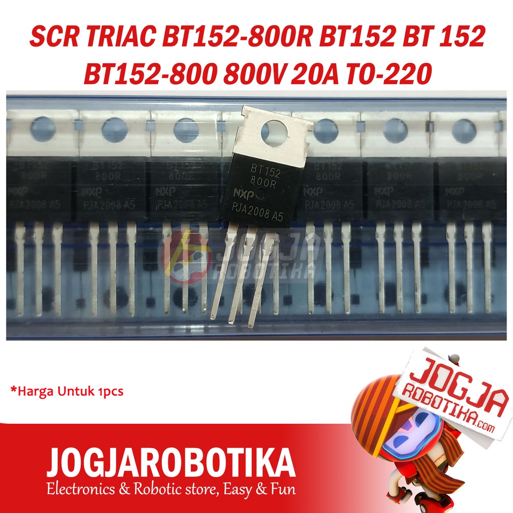Jual SCR TRIAC BT152-800R BT152 BT 152 BT152-800 800V 20A TO-220 | Shopee Indonesia