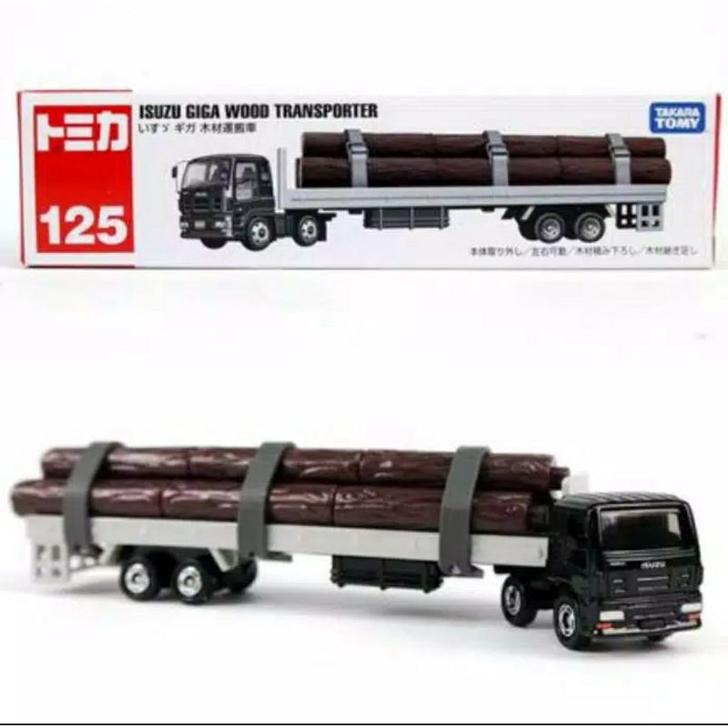 Jual Tomica Long 125 ISUZU GIGA WOOD TRANSPORTER TAKARA TOMY | Shopee ...
