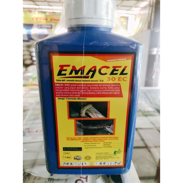 Jual EMACEL 30EC BONUS KOAS , ORIGINAL 1LITER | Shopee Indonesia