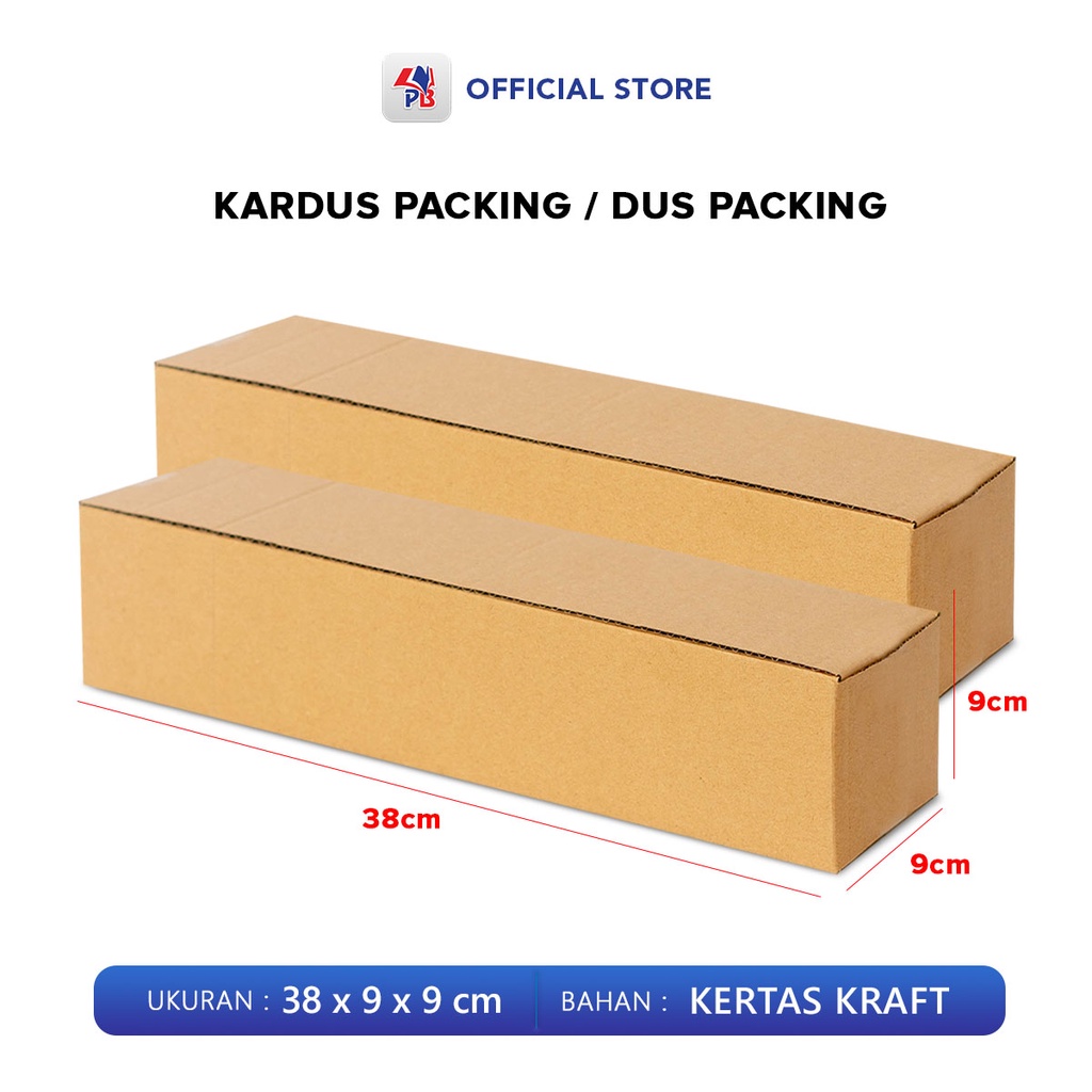 Jual Kardus Packing Panjang Polos Dus Packing Olshop Warna Coklat ...