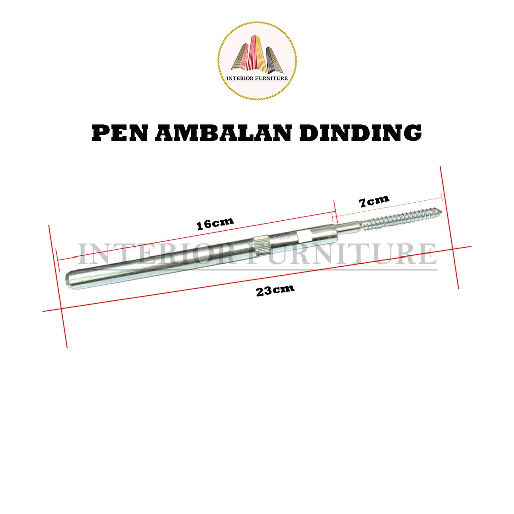 Jual Pen Ambalan Dinding 120 mm dan 160 mm / Bracket Ambalan Melayang ...