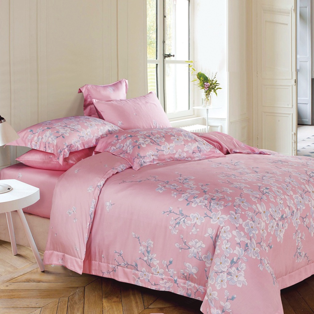 Jual Rise Sprei Bahan Tencel Motif Amarilys Ukuran 200X200 | Shopee ...