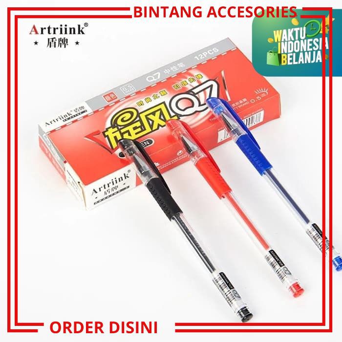 Jual W731 ATK MURAH PULPEN GEL ARTRINK BALL PEN GEL PENA BALLPOINET PULPEN BALLPOINT PULPEN ...