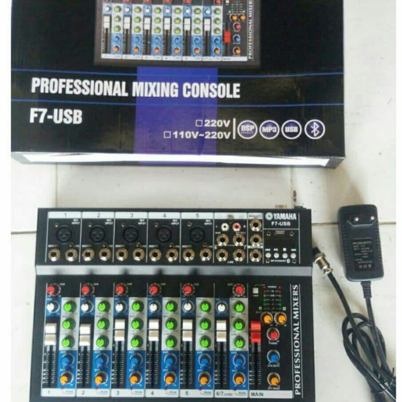 Jual mixer audio Yamaha f7 USB bluetooth | Shopee Indonesia