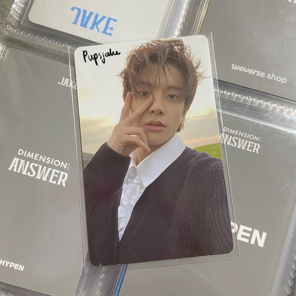 Jual PC Jake Selca Yet Bookmark BM Enhypen Dimension: Answer Photocard ...