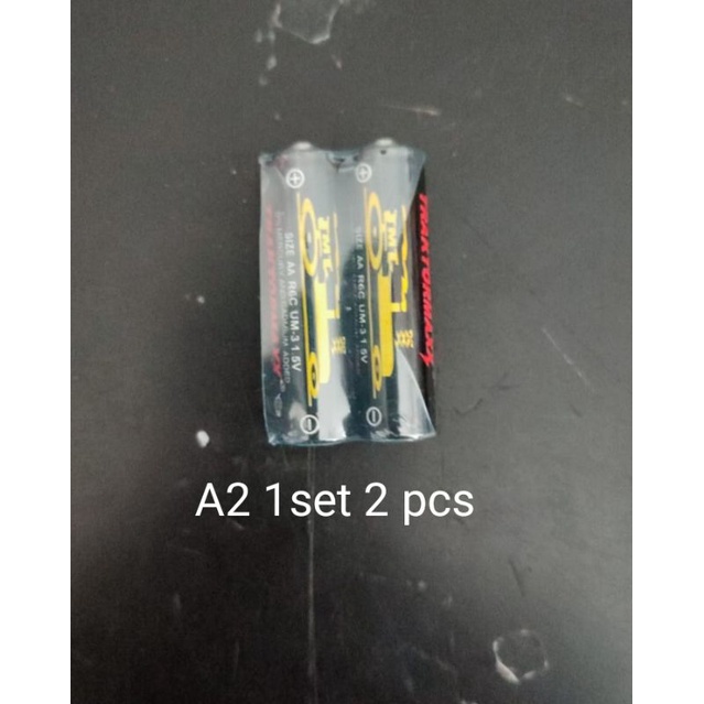 Jual baterai A3 dan A2 ( 1 set isi 2 pcs) | Shopee Indonesia