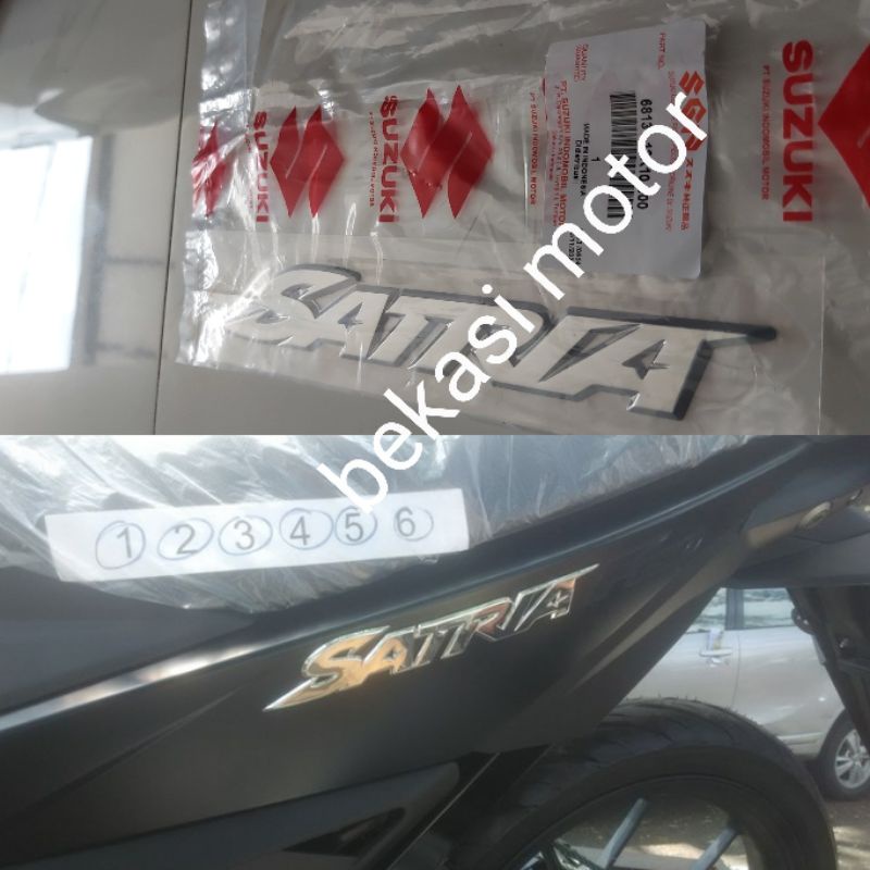 Jual 68131-12K10 logo emblem suzuki satria original 1pcs fu f1 Fi ...