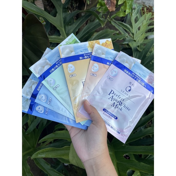 Jual Senka Perfect Aqua Rich Mask / Sheetmask Sheet Mask | Shopee Indonesia