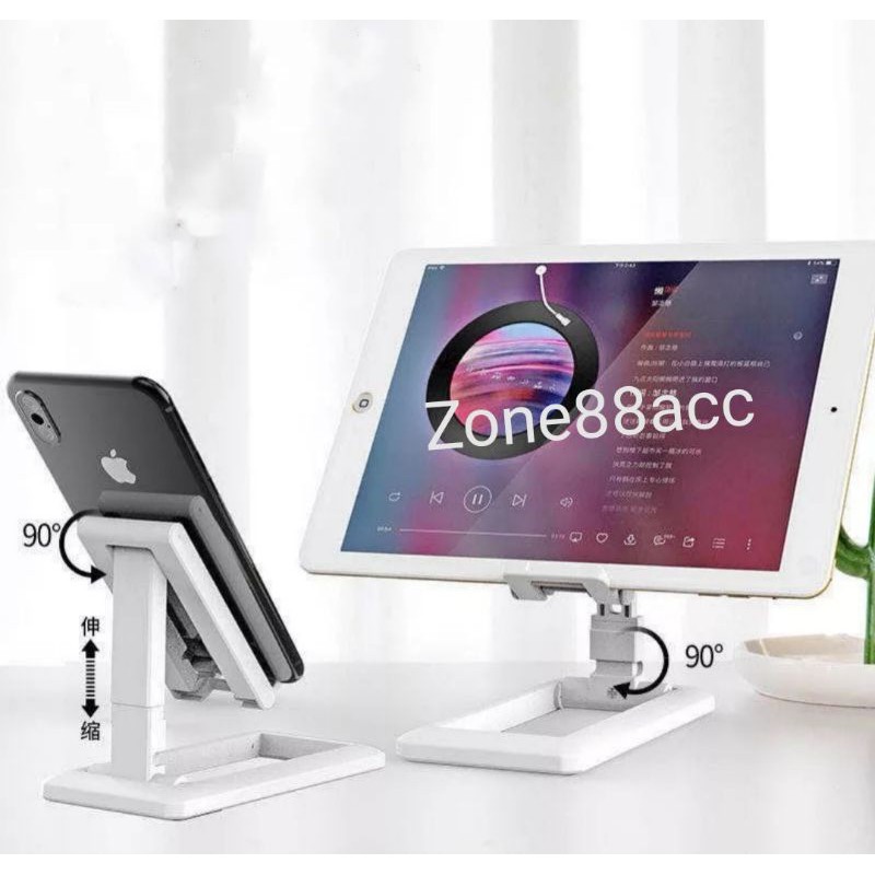 Jual Portable Phone Holder Standing Handphone Hp Tabel Desktop HD-28 ...