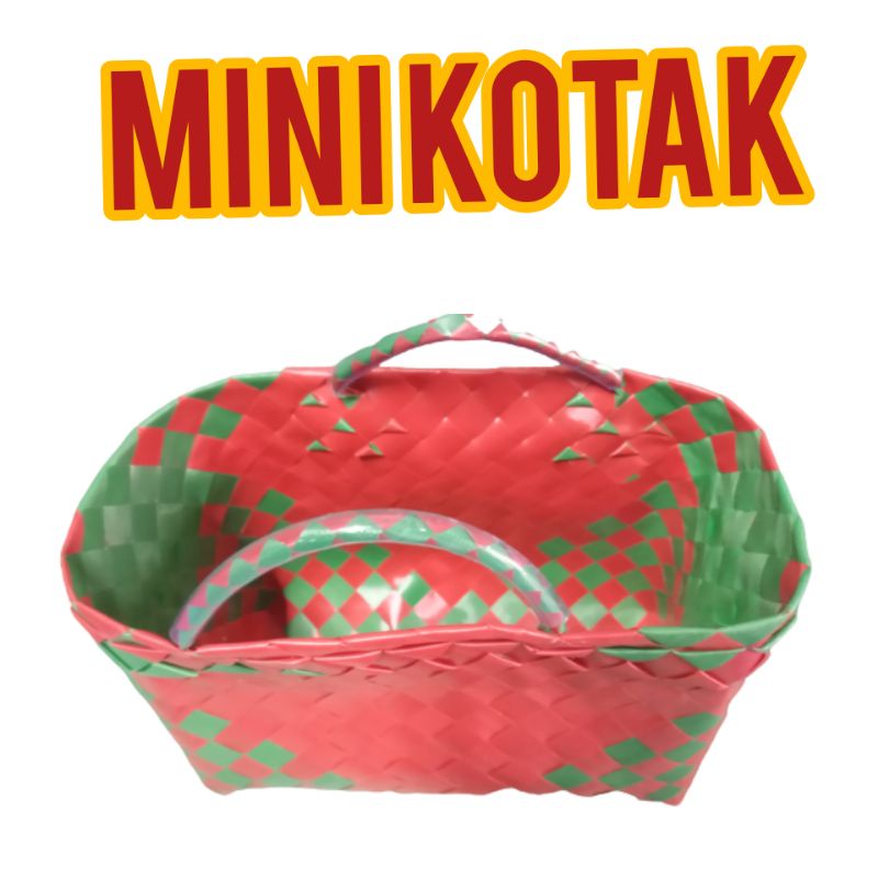 Jual Tas Pasar Anyaman Plastik Mini Tas Belanja pasar Tas Anyaman ...