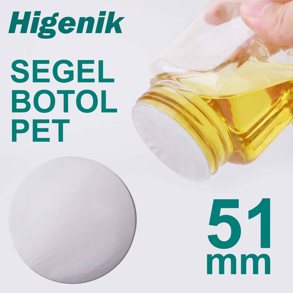 Jual Segel Induksi Botol PET 51 - Segel Seal Alumunium Foil Botol ...