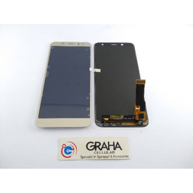 Jual LCD SAMSUNG A6 2018 / A600 FULLSET TOUCHSCREEN BISA ATUR KONTRAS | Shopee Indonesia