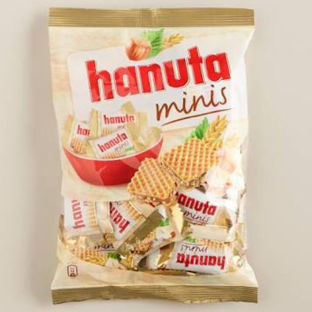 Jual Hanuta mini wafer ( wafer isi fererro coklat) kemasan bag | Shopee ...