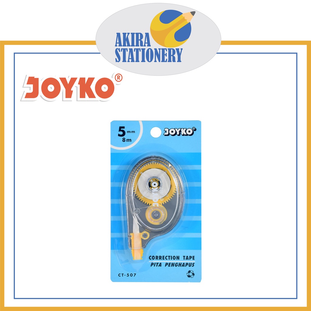 Jual Correction Tape JOYKO CT 507 Panjang 8,5 Meter / Tip Ex Rol 8.5 m ...