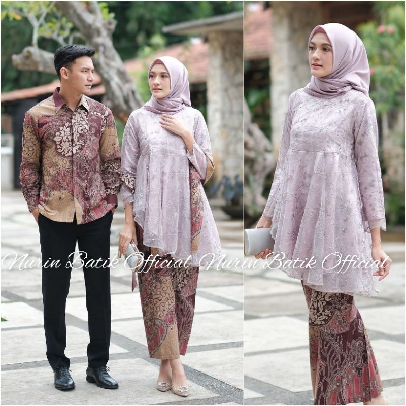 Jual Batik Couple Mega Couple Kebaya Tunik Kebaya Modern Kebaya ...
